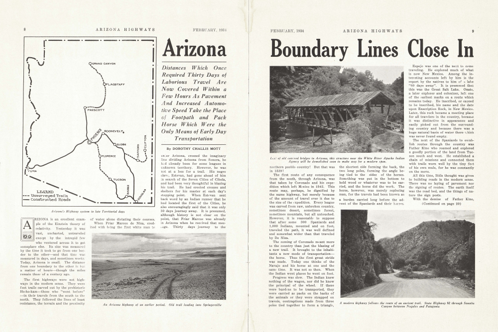 Arizona Boundary Lines Close In | Arizona Highways