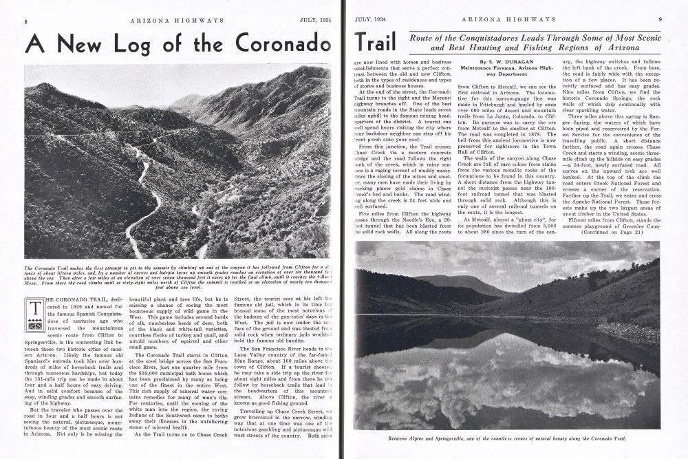 A New Log of the Coronado Trail | Arizona Highways