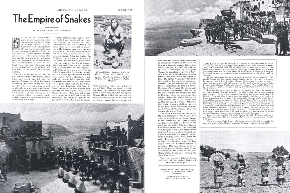 THE EMPIRE OF SNAKES | Arizona Highways