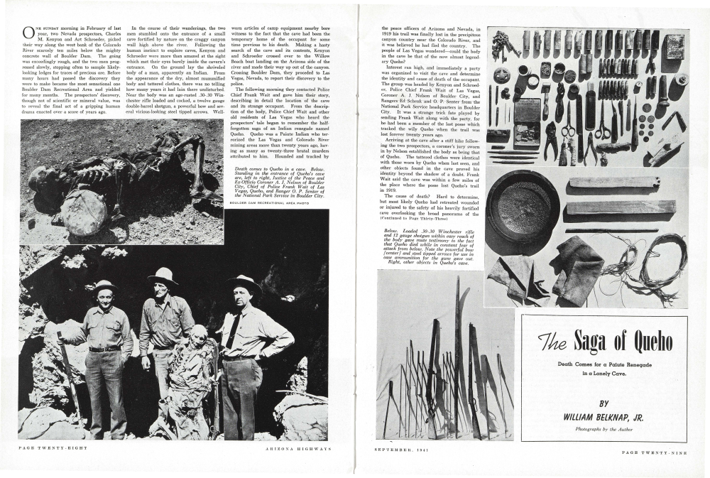 Saga of Queho | Arizona Highways