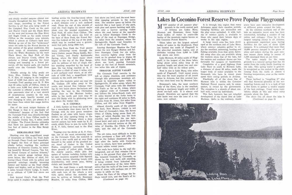 Coronado Trail, Blazed in 1540 by Spanish Explorer, is Famous for ...