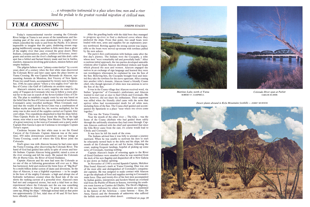 YUMA CROSSING | Arizona Highways
