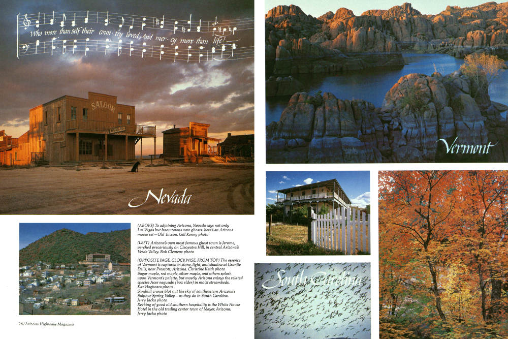 Nevada, South Carolina, Vermont | Arizona Highways